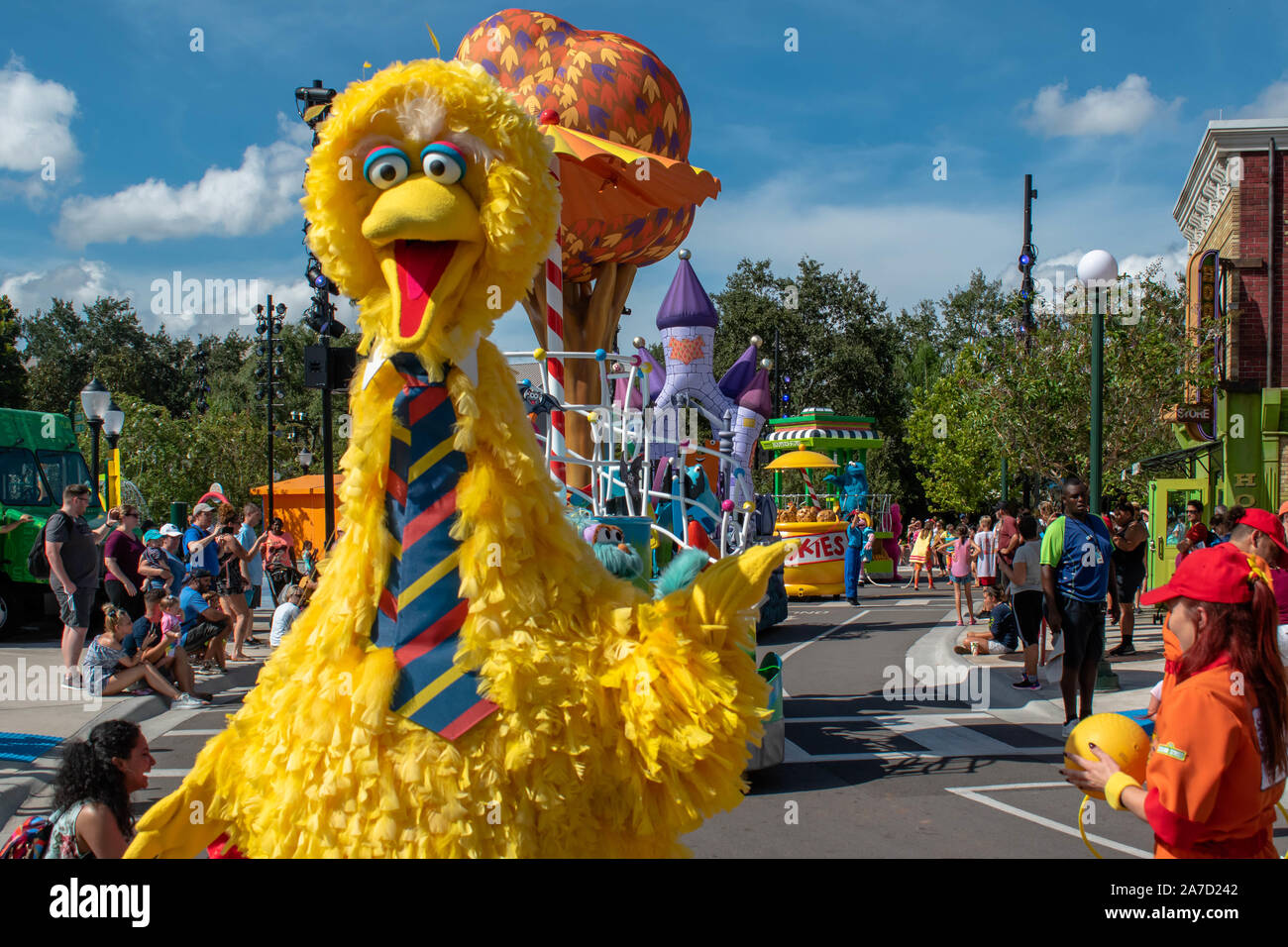 Orlando, Florida. October 29, 2019. Nice Big Bird in Sesame Street ...