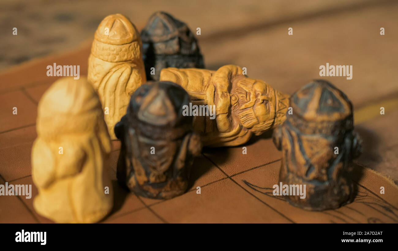 Popular strategy board game - tafl Stock Photo - Alamy