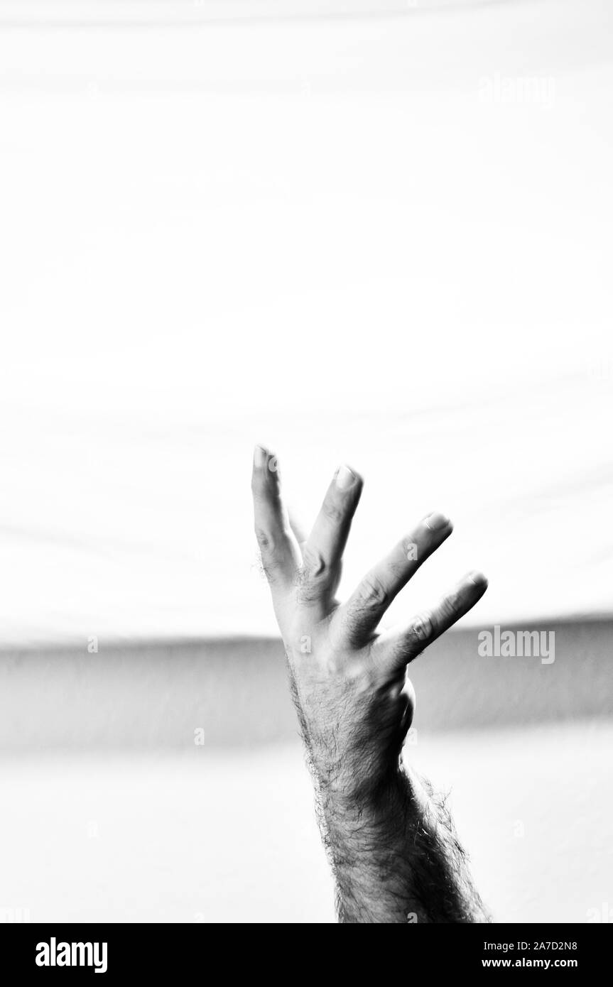 Mans back arms open hi-res stock photography and images - Alamy