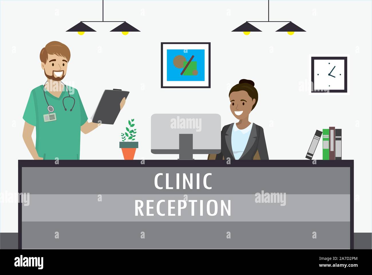 Doctor Receptionist Clipart Doctor Receptionist Clipart