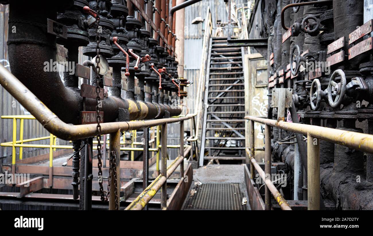 Urbex, Old steal factory, Belgium Stock Photo - Alamy