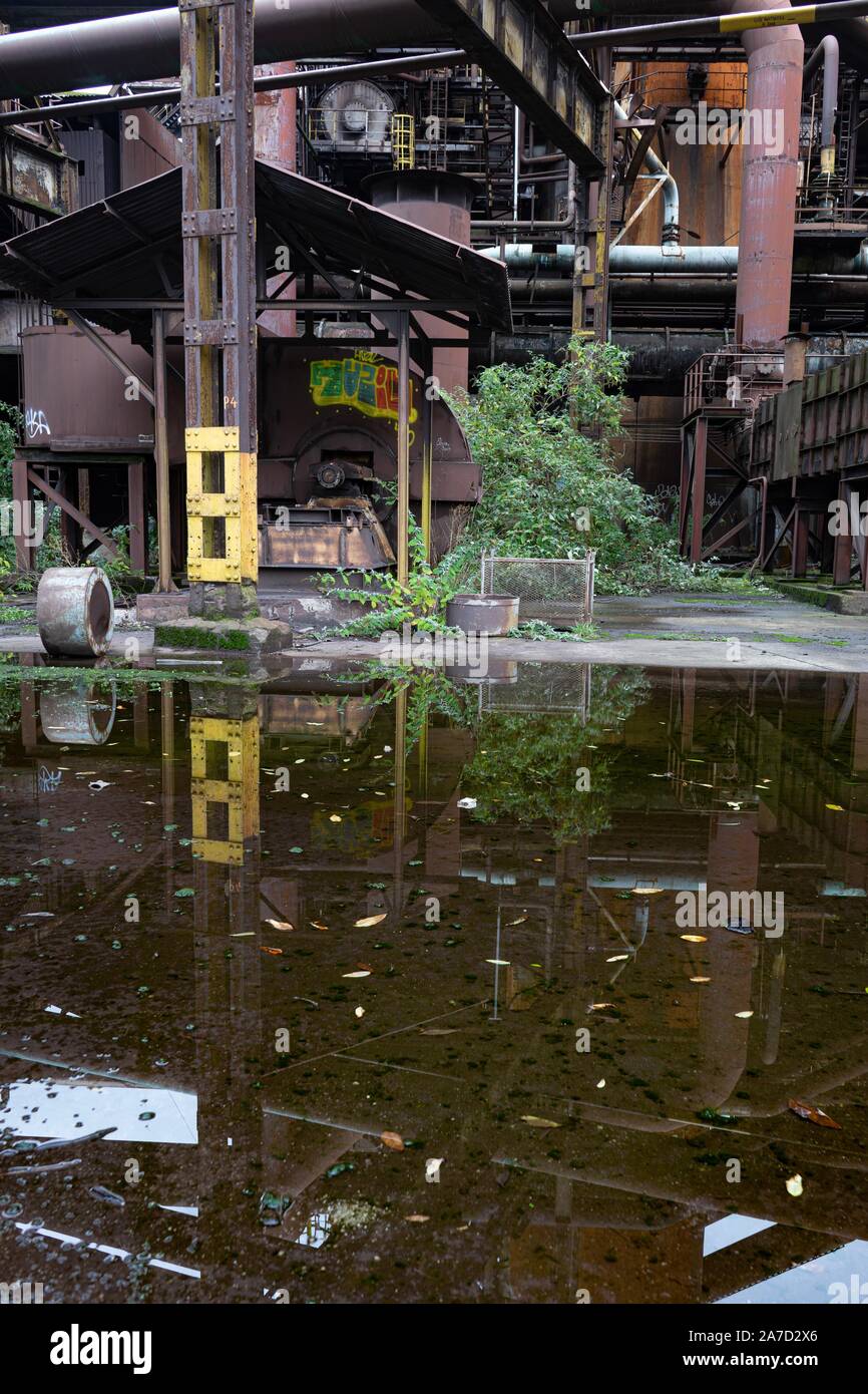 Urbex, Old steal factory, Belgium Stock Photo - Alamy