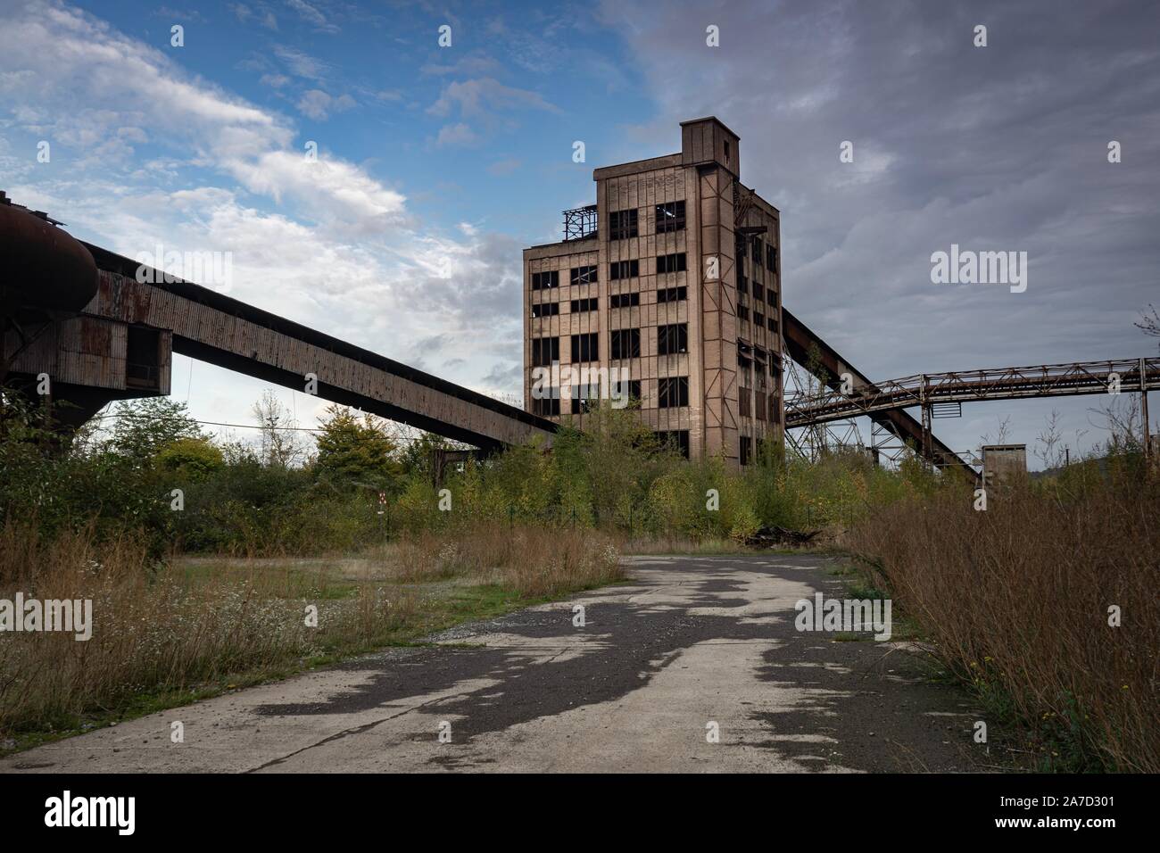 Urbex, Old steal factory, Belgium Stock Photo - Alamy