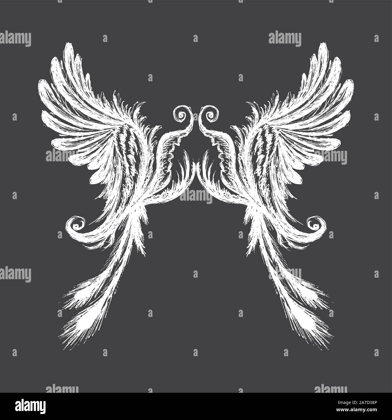 Angel detail Stock Vector Images - Alamy