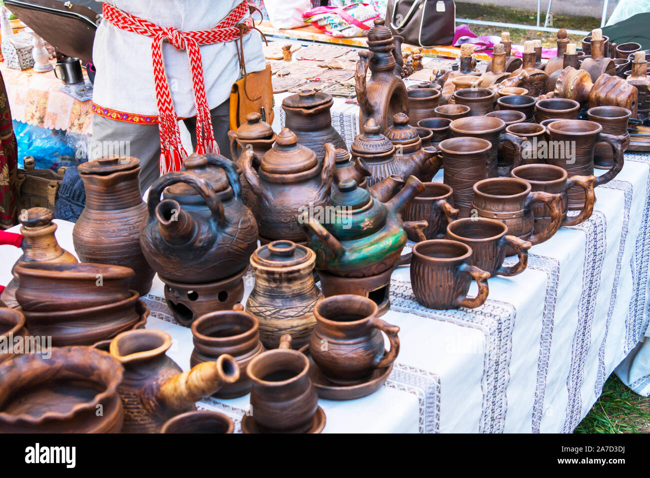 Traditional ceramic products, handmade souvenirs Stock Photo - Alamy