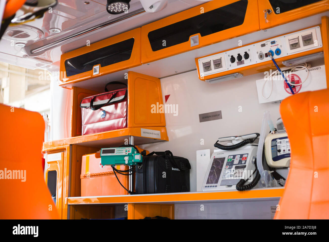 Ambulance Inside Equipment High Resolution Stock Photography and Images ...
