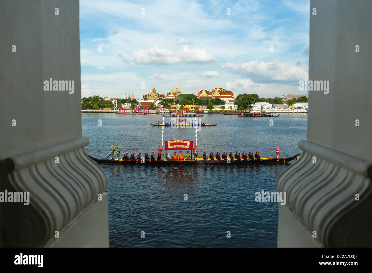 Bangkok, Thailand - 17 October, 2019: Royal Barge Procession down the ...