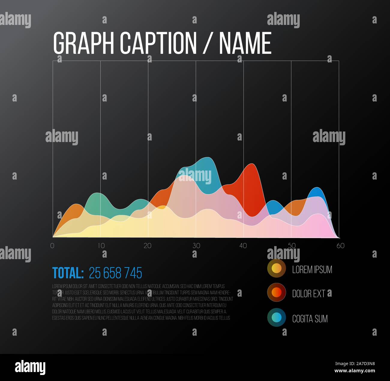 vector flat design infographics statistics colorful graph template ...