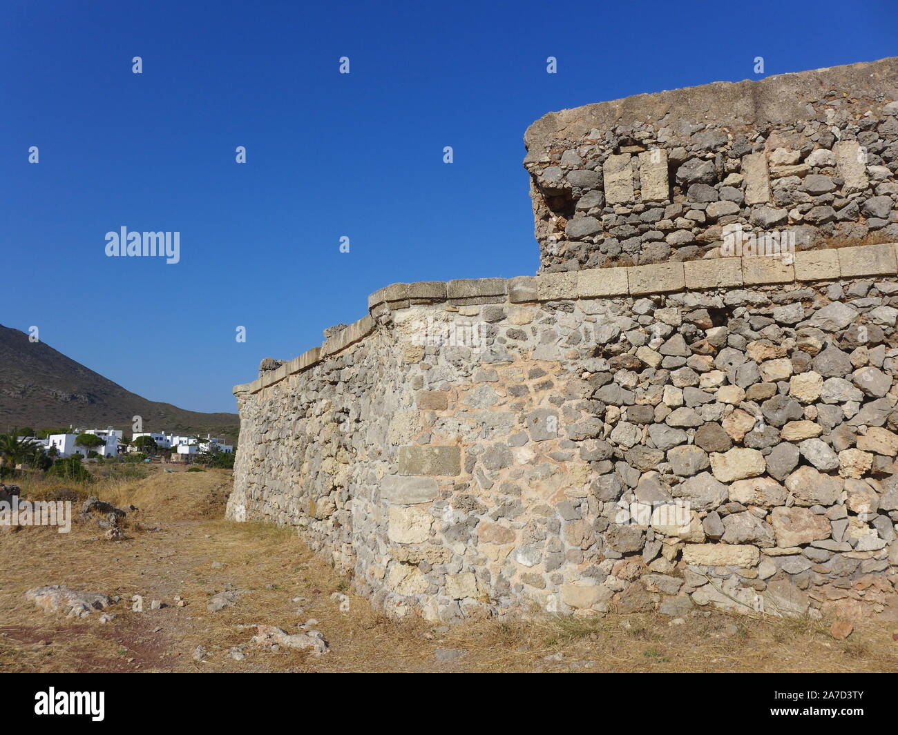 Venetian fort, Kithira, Greece Stock Photo - Alamy