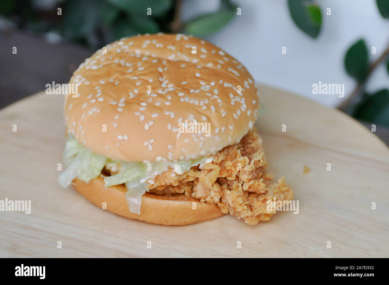 Chicken cheese bugger hi-res stock photography and images - Alamy