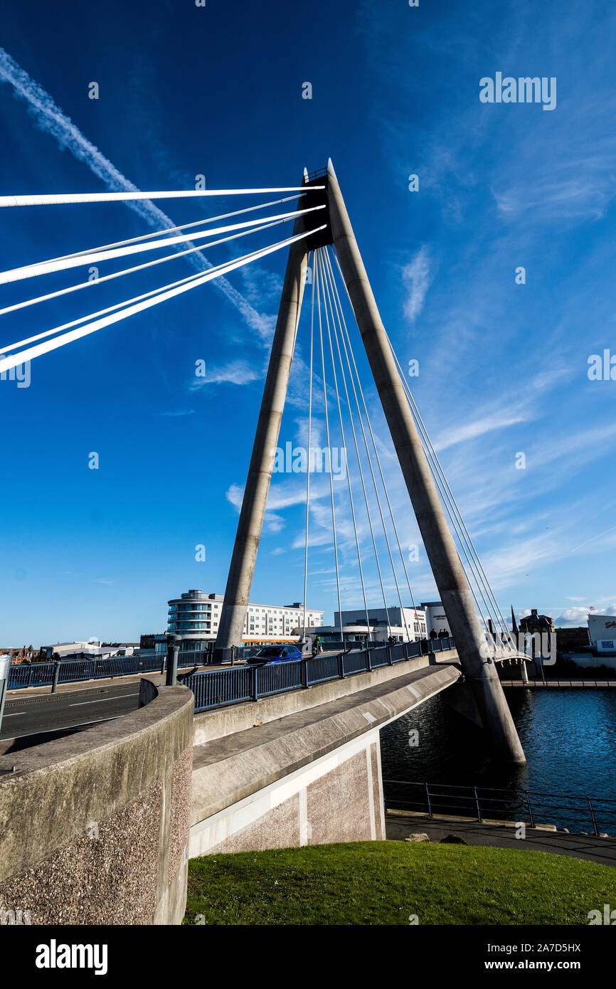 Marine Bridge, Southport, England Stock Photo - Alamy