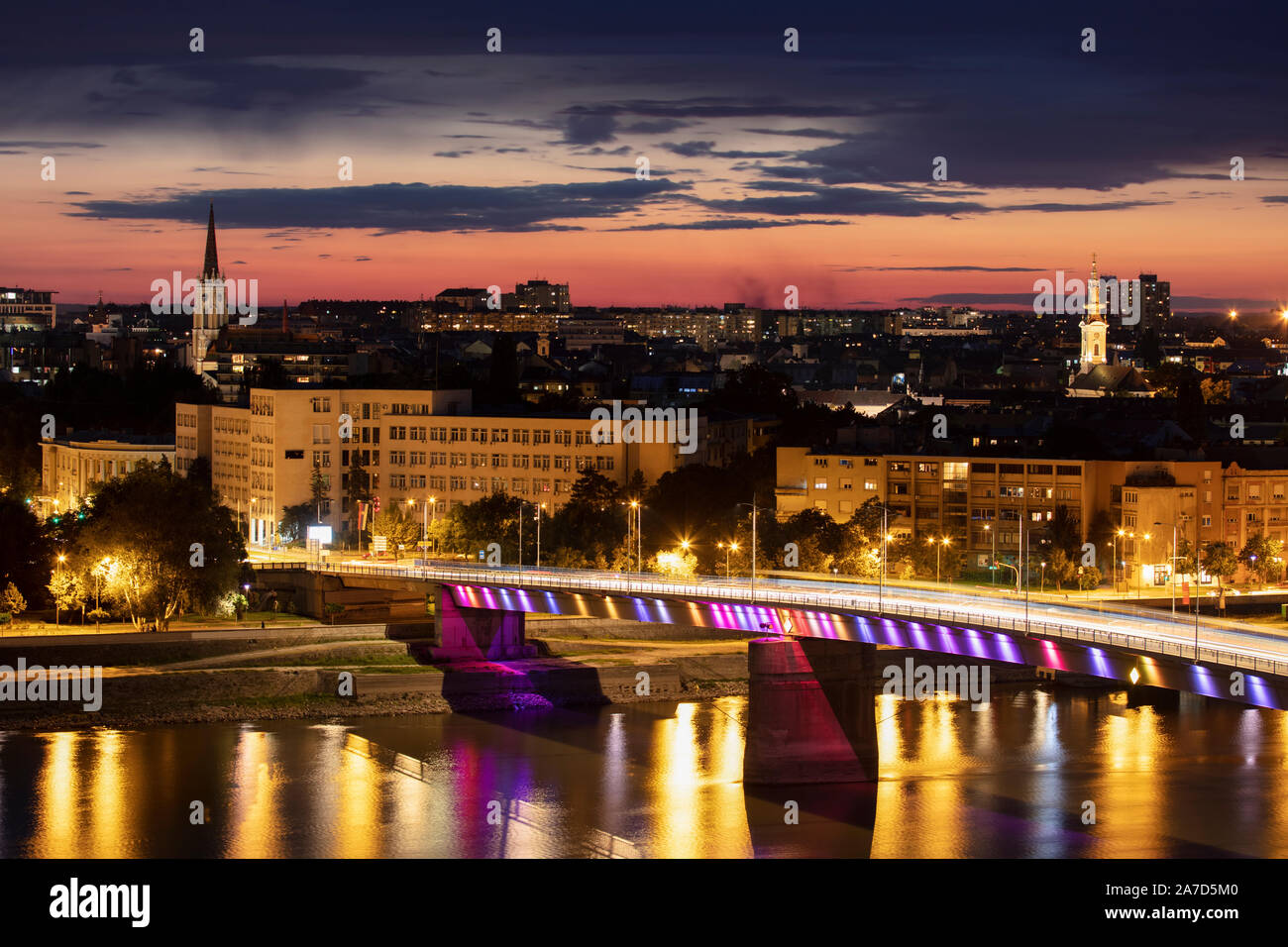 Novi sad evening skyline hi-res stock photography and images - Alamy