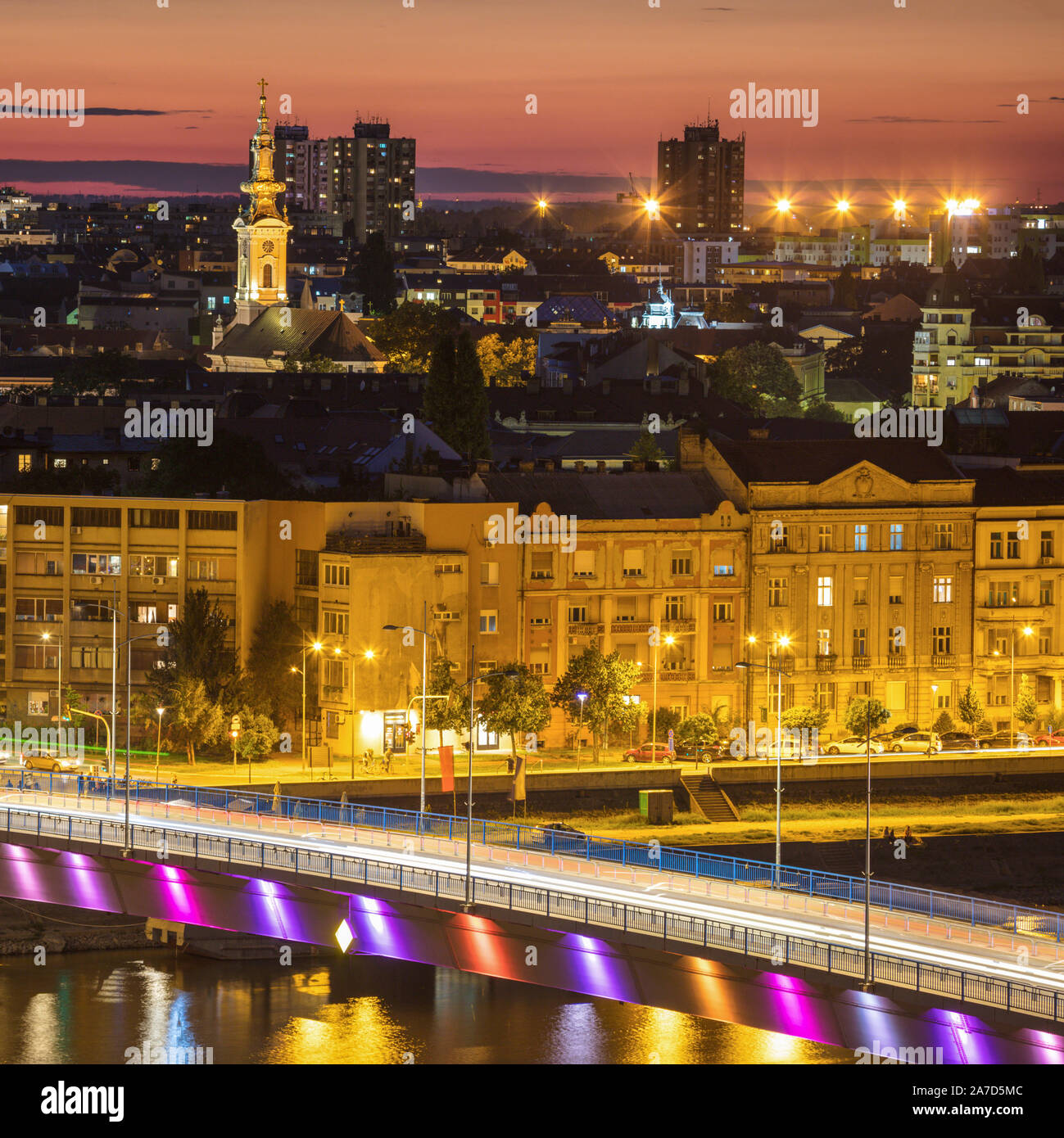 Novi sad evening skyline hi-res stock photography and images - Alamy