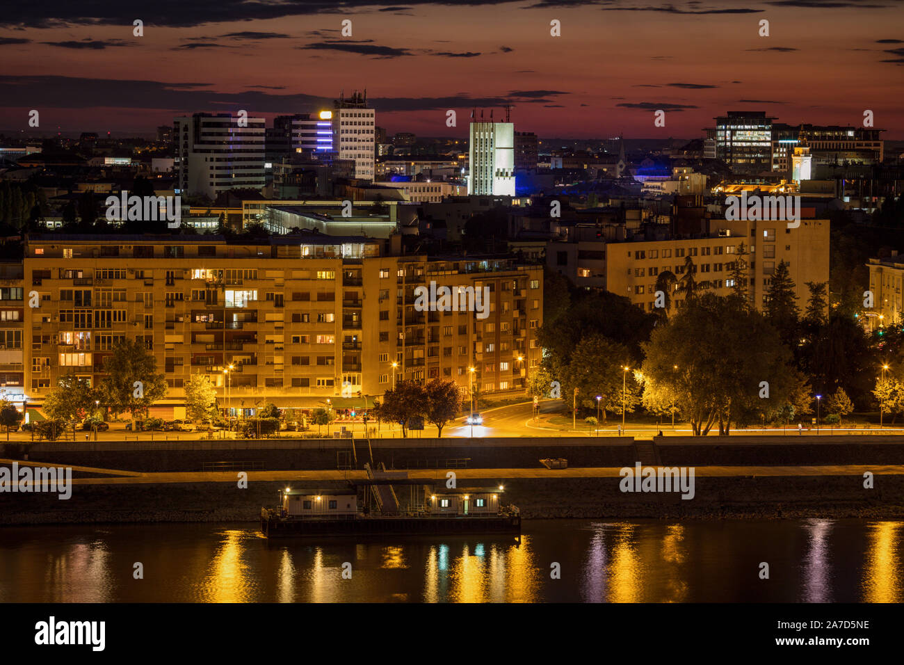 Novi sad evening skyline hi-res stock photography and images - Alamy