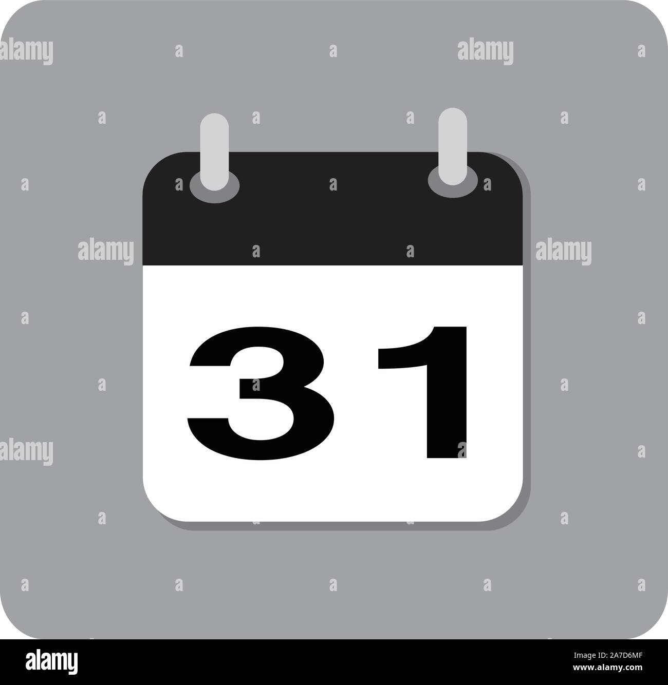 calendar icon on white background. calendar icon for your web site ...