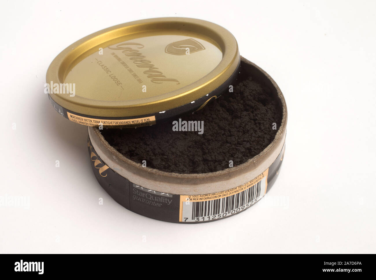 General loose snuff a snuff from Swedish Match.Photo Jeppe Gustafsson ...