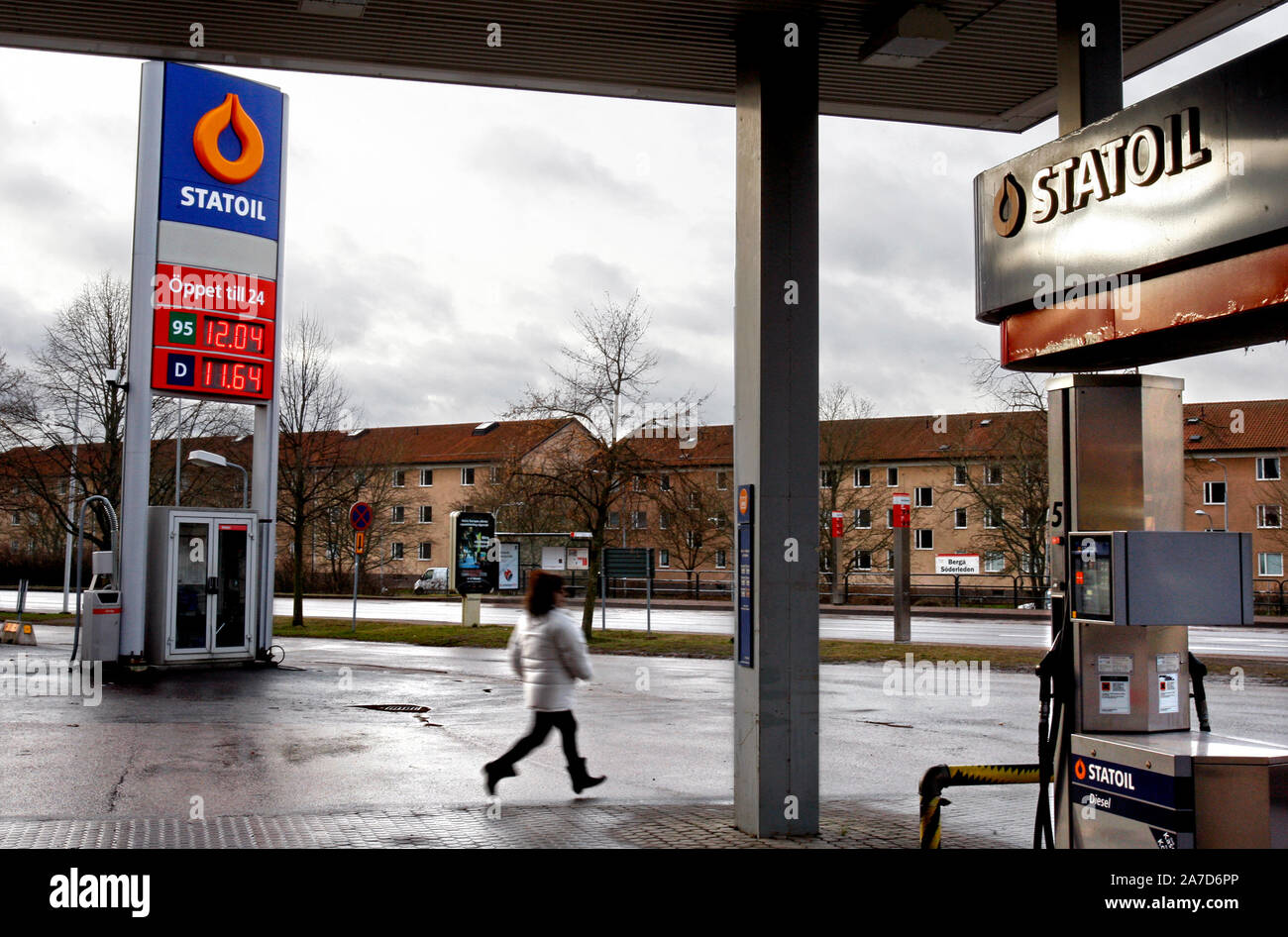 Statoil gas station. Photo Jeppe Gustafsson Stock Photo - Alamy