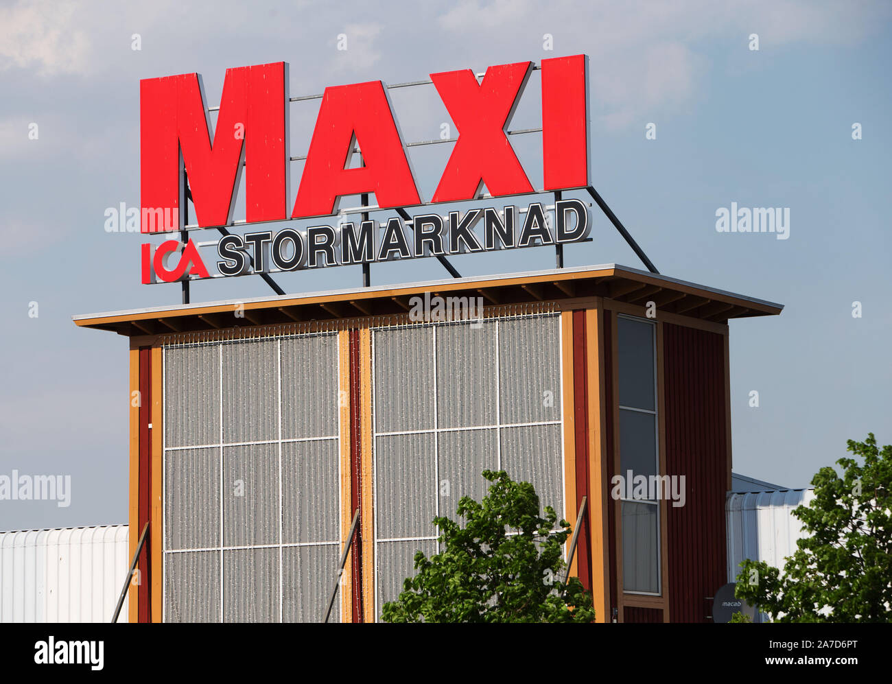 Maxi Ica Stormarknad/grocery store.Photo Jeppe Gustafsson Stock Photo ...