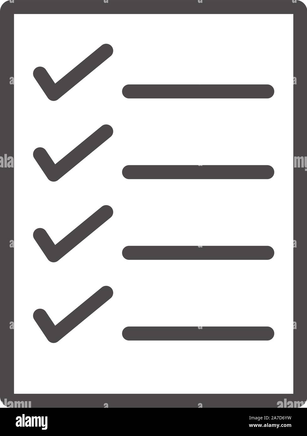 Checklist icon from Business on white background. checklist icon for ...