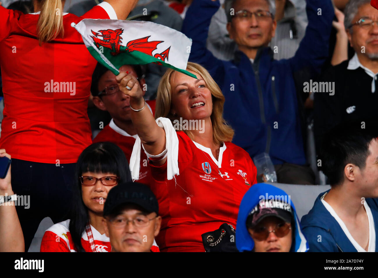 Tokyo, Japan. 1st Nov, 2019. Fans Rugby : 2019 Rugby World Cup 3rd ...