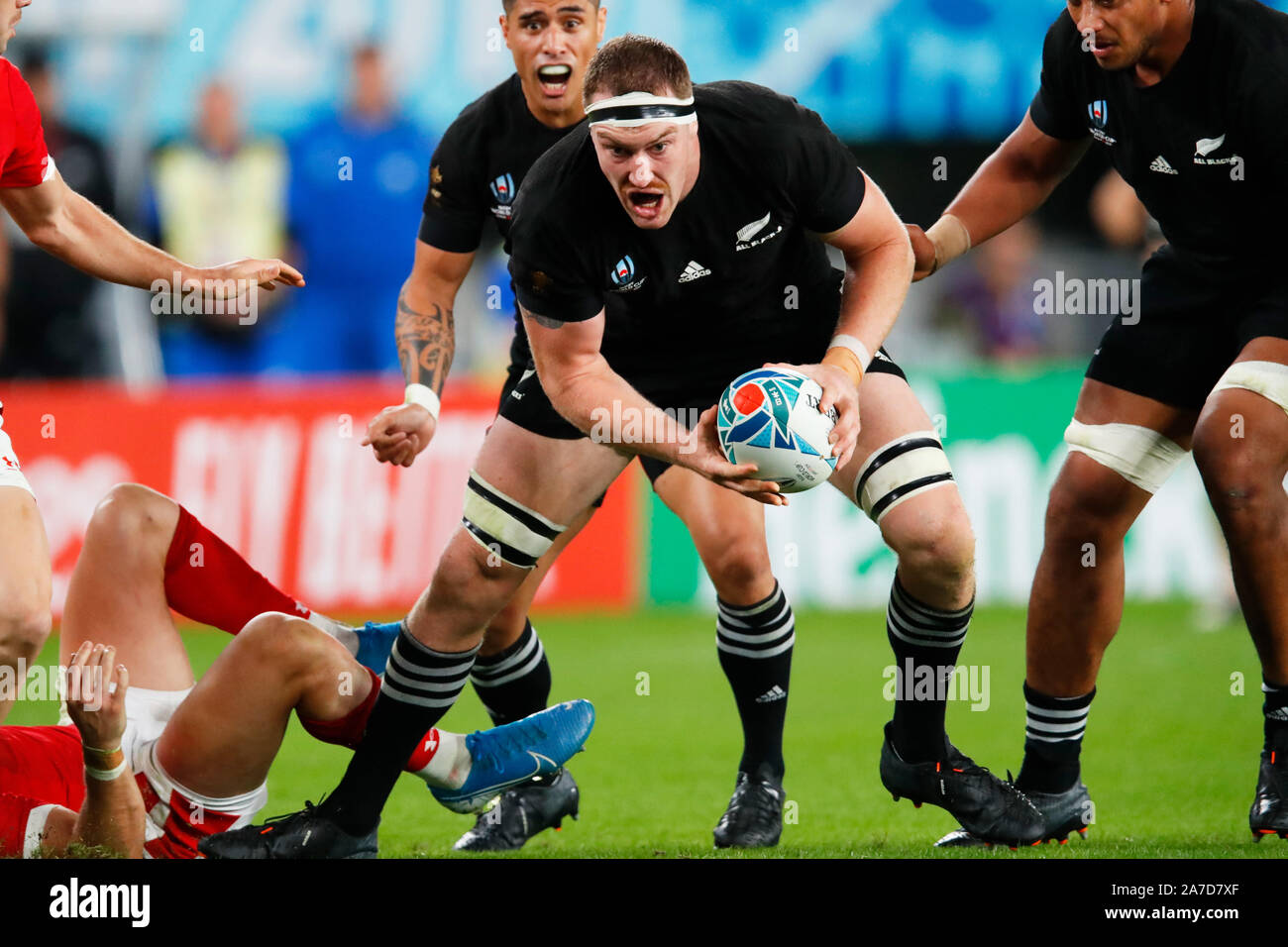 Tokyo, Japan. 1st Nov, 2019. Brodie Retallick (NZL) Rugby : 2019 Rugby ...