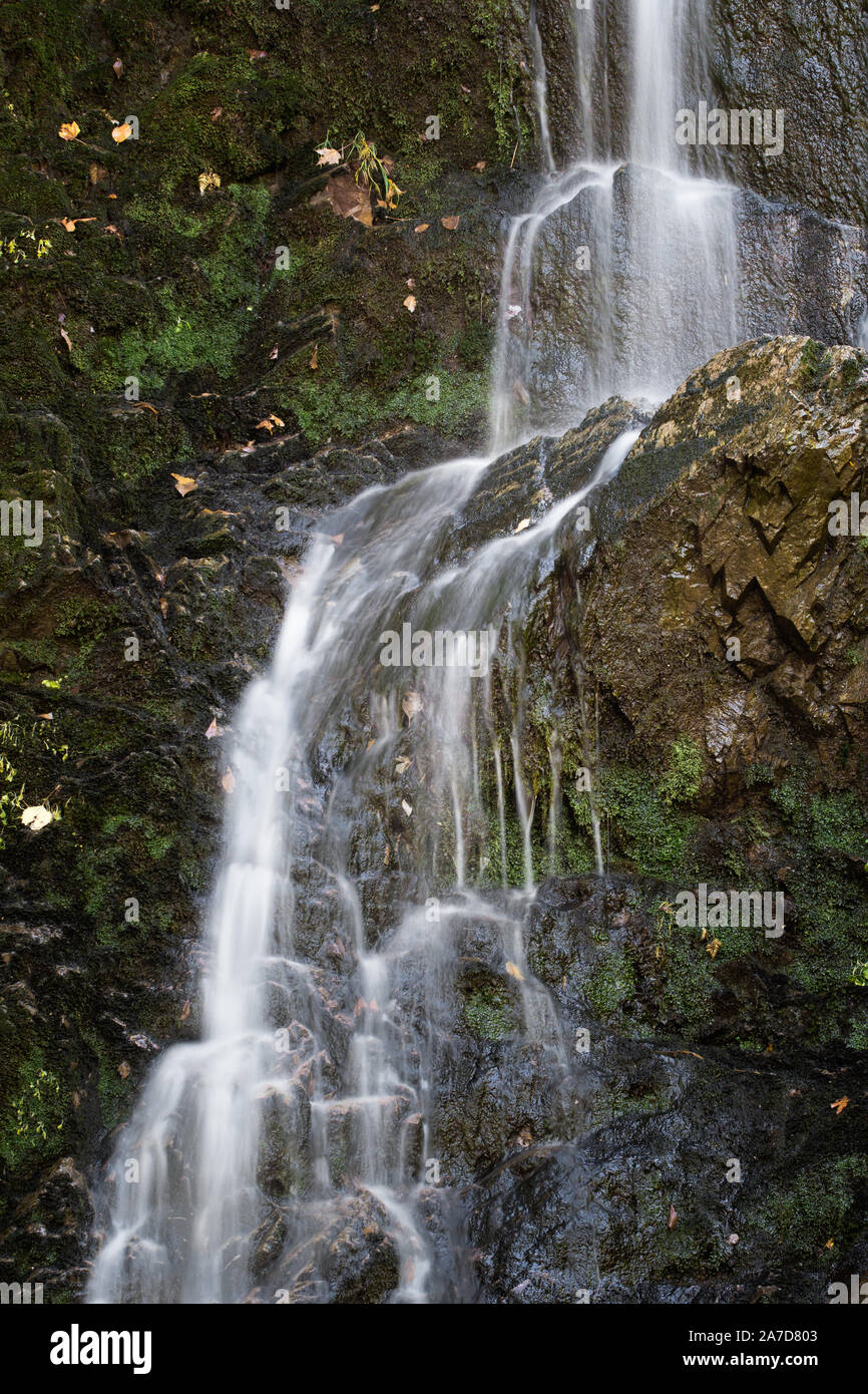 Long exposure waterfall. Vertical format Stock Photo - Alamy