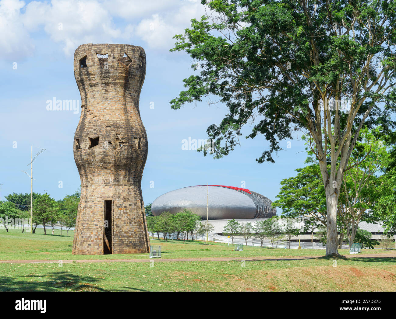 Campo Grande - MS, Brazil - October 30, 2019: Zarabatana Indigenous ...
