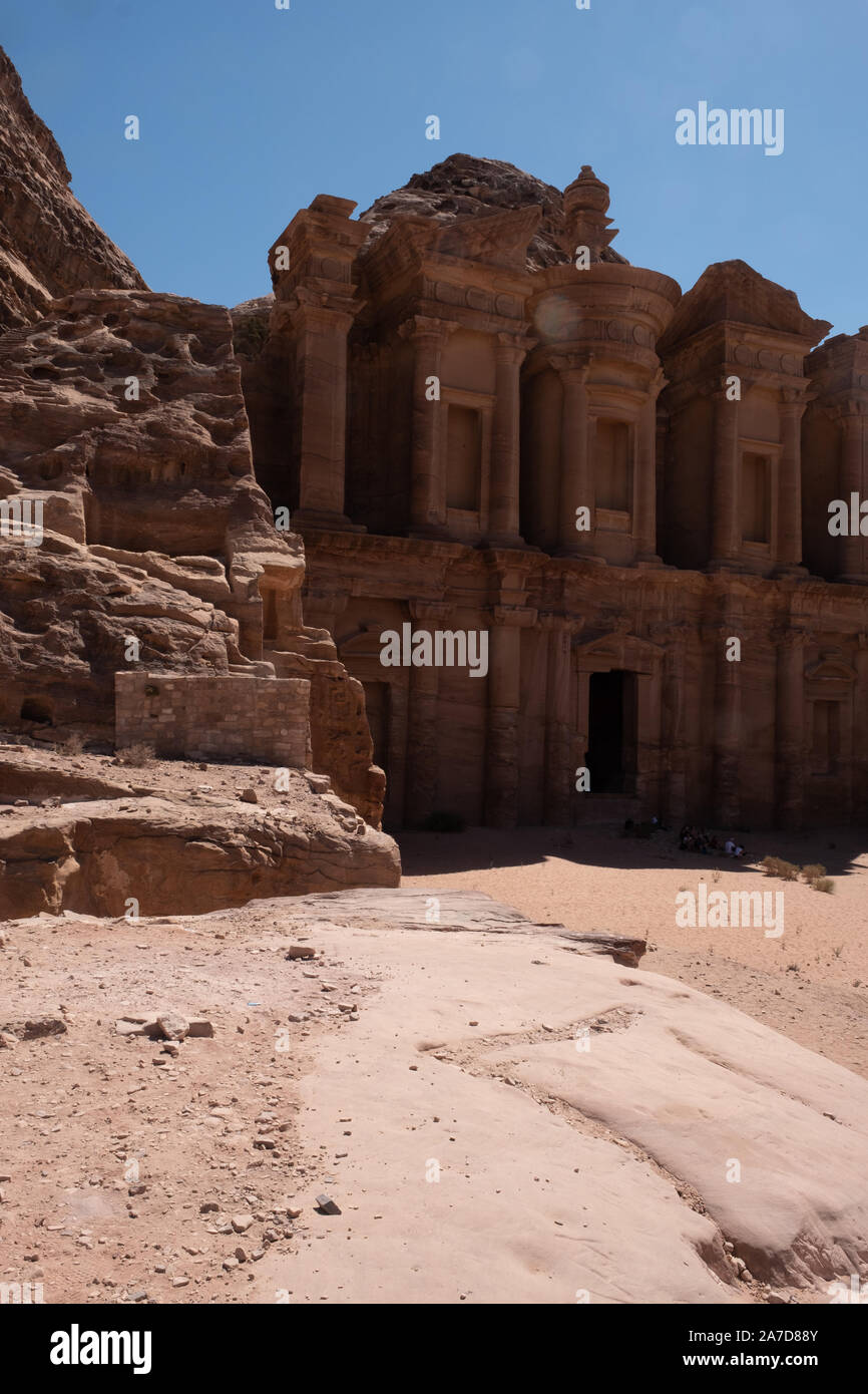 The Monastery, Petra's largest monument, in Jordan Stock Photo - Alamy