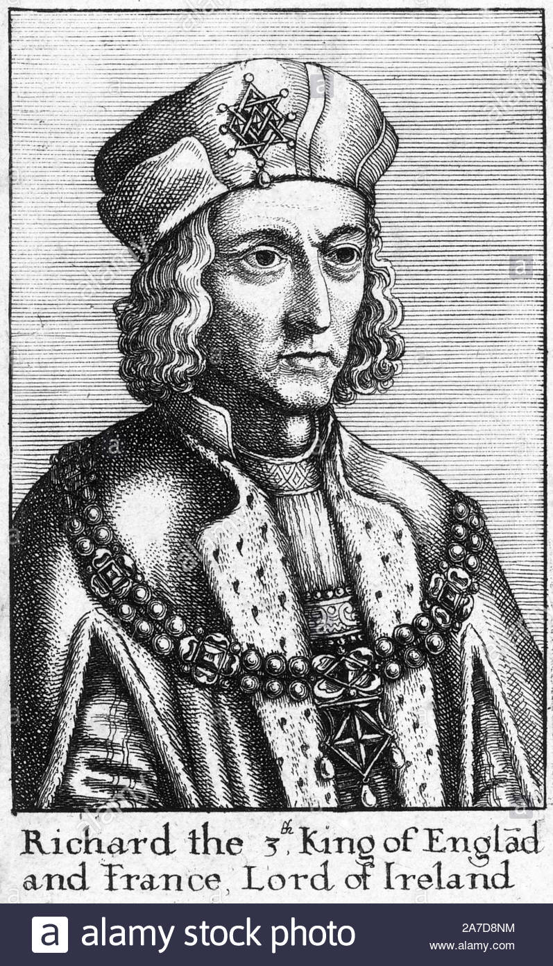 Battle of bosworth richard iii Black and White Stock Photos & Images ...
