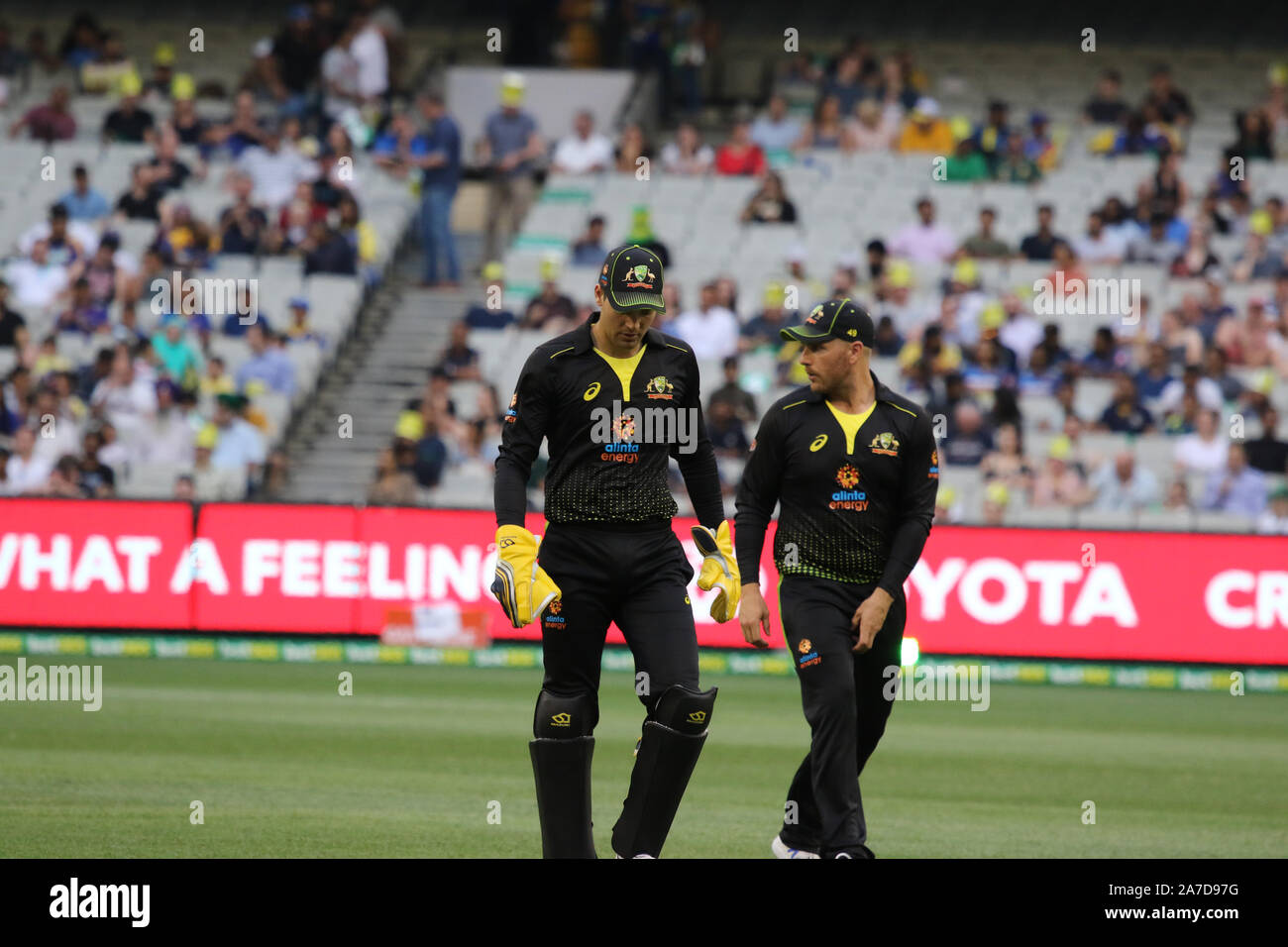 Melbourne, Victoria, Australia. 01st Nov, 2019. Gillette T20 INTL ...