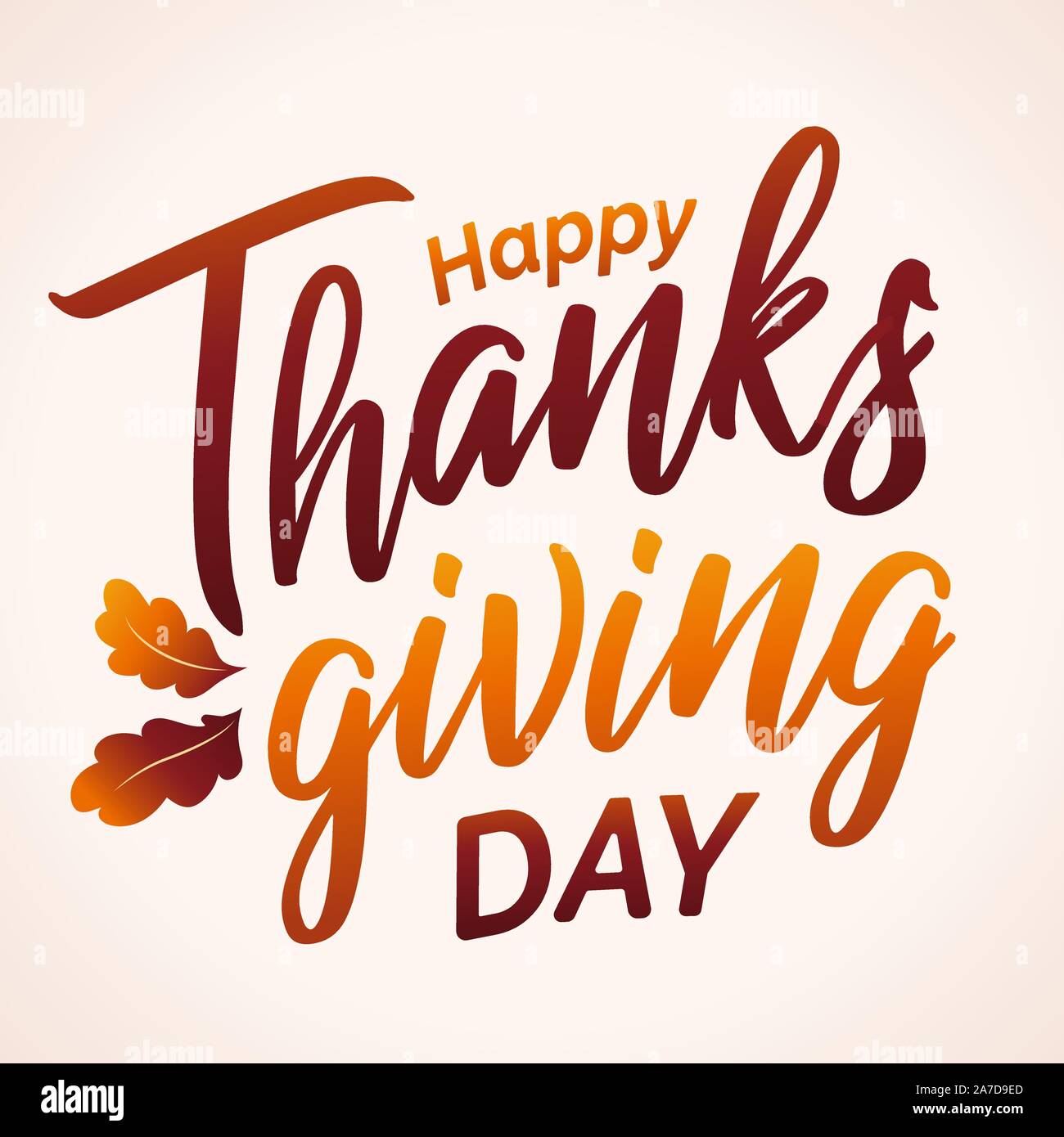 Fall illustration in gradient background Stock Vector Images - Alamy