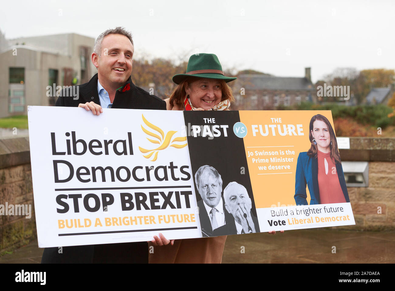 Edinburgh, Scotland. 1 November. 2019. Edinburgh West MP Christine ...