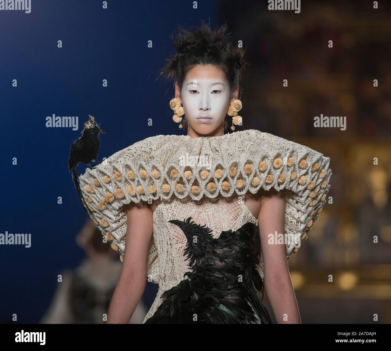 V&A, London, UK. 1st November 2019. Guo Pei, one of China’s most ...