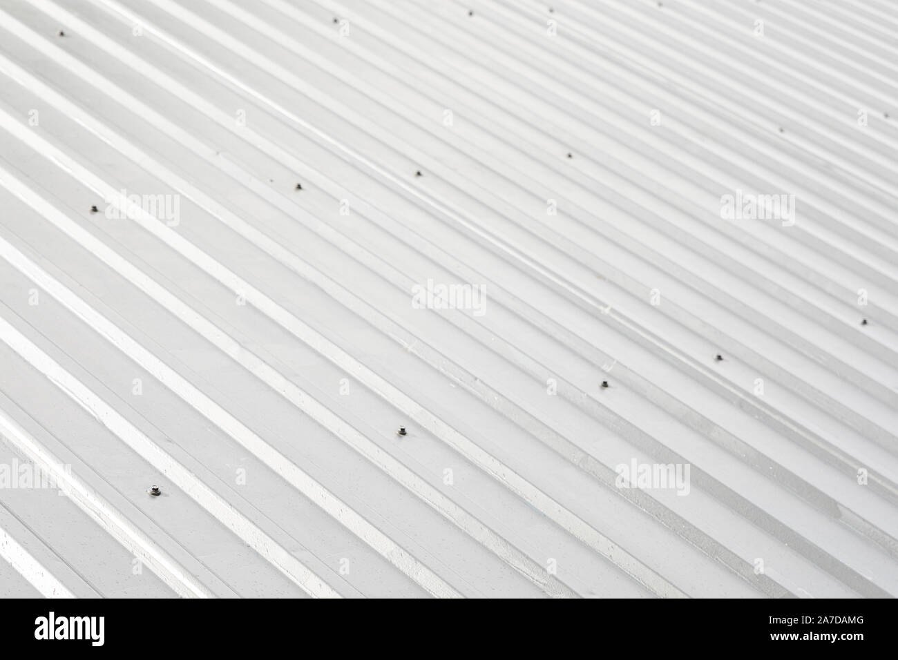 Bright white galvanized surface with geometry pattern Stock Photo - Alamy