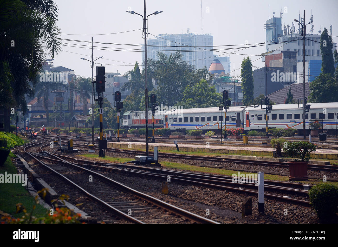 Bandung train station hi-res stock photography and images - Alamy