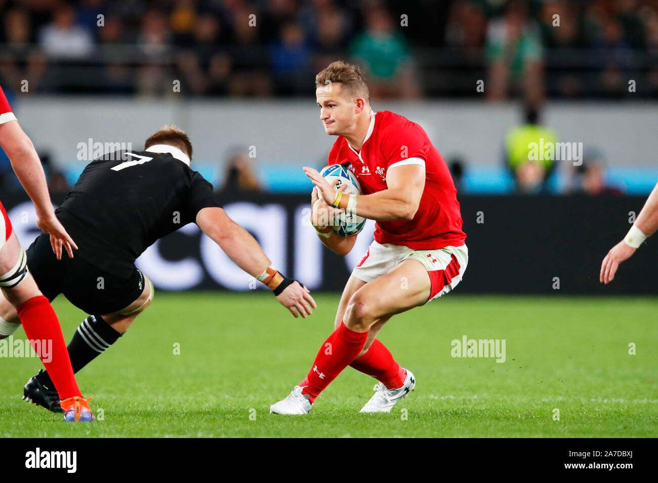 Tokyo, Japan. 1st Nov, 2019. Hallam Amos (WAL) Rugby : 2019 Rugby World ...
