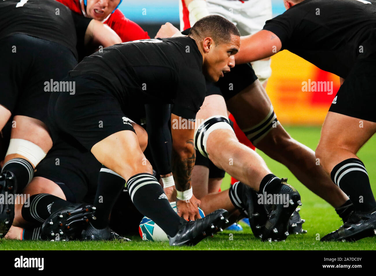 Tokyo, Japan. 1st Nov, 2019. Aaron Smith (NZL) Rugby : 2019 Rugby World ...
