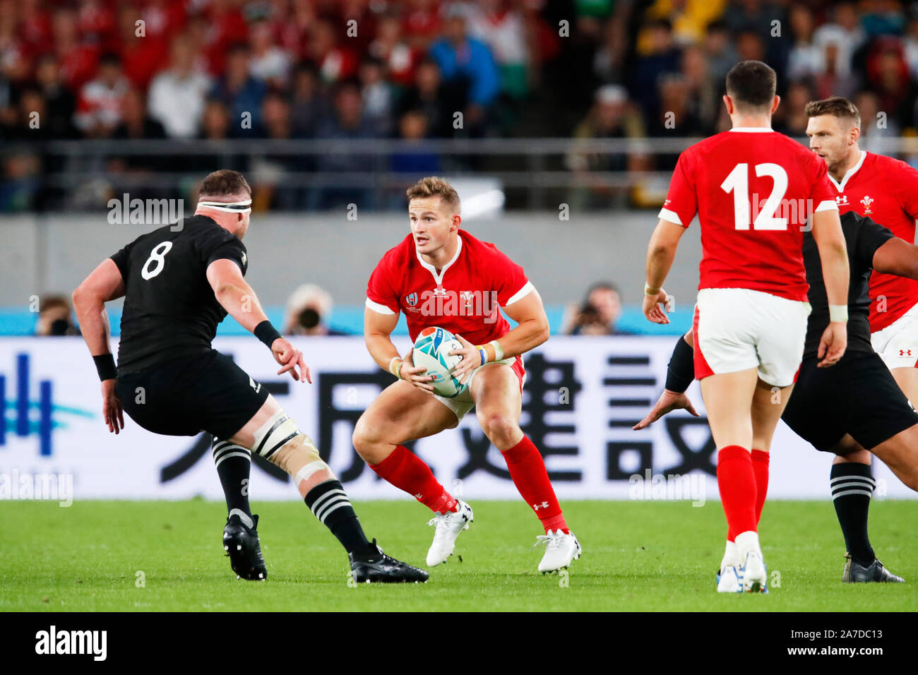 Tokyo, Japan. 1st Nov, 2019. Hallam Amos (WAL) Rugby : 2019 Rugby World ...