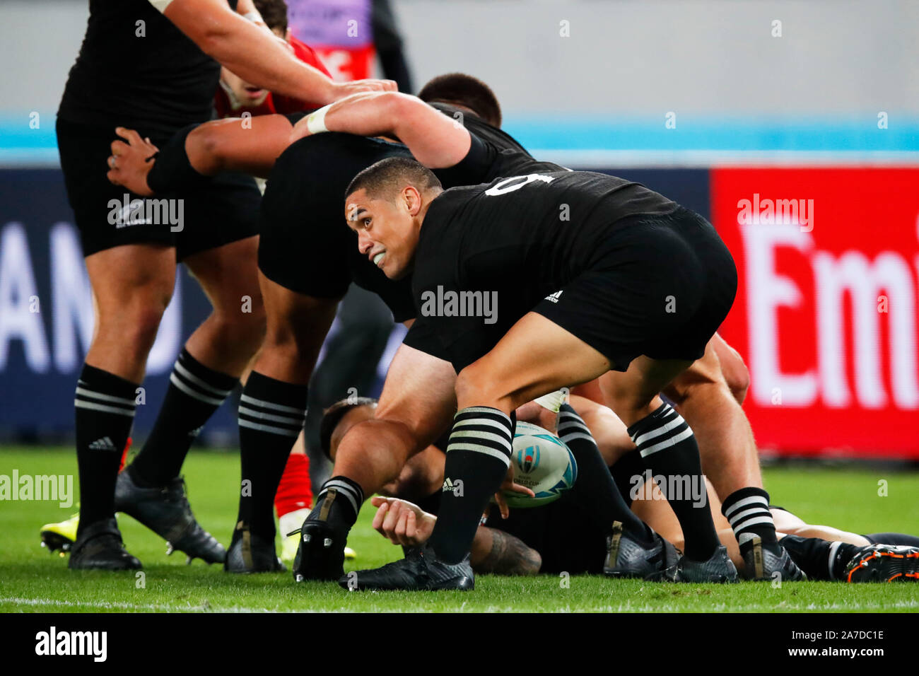 Tokyo, Japan. 1st Nov, 2019. Aaron Smith (NZL) Rugby : 2019 Rugby World ...