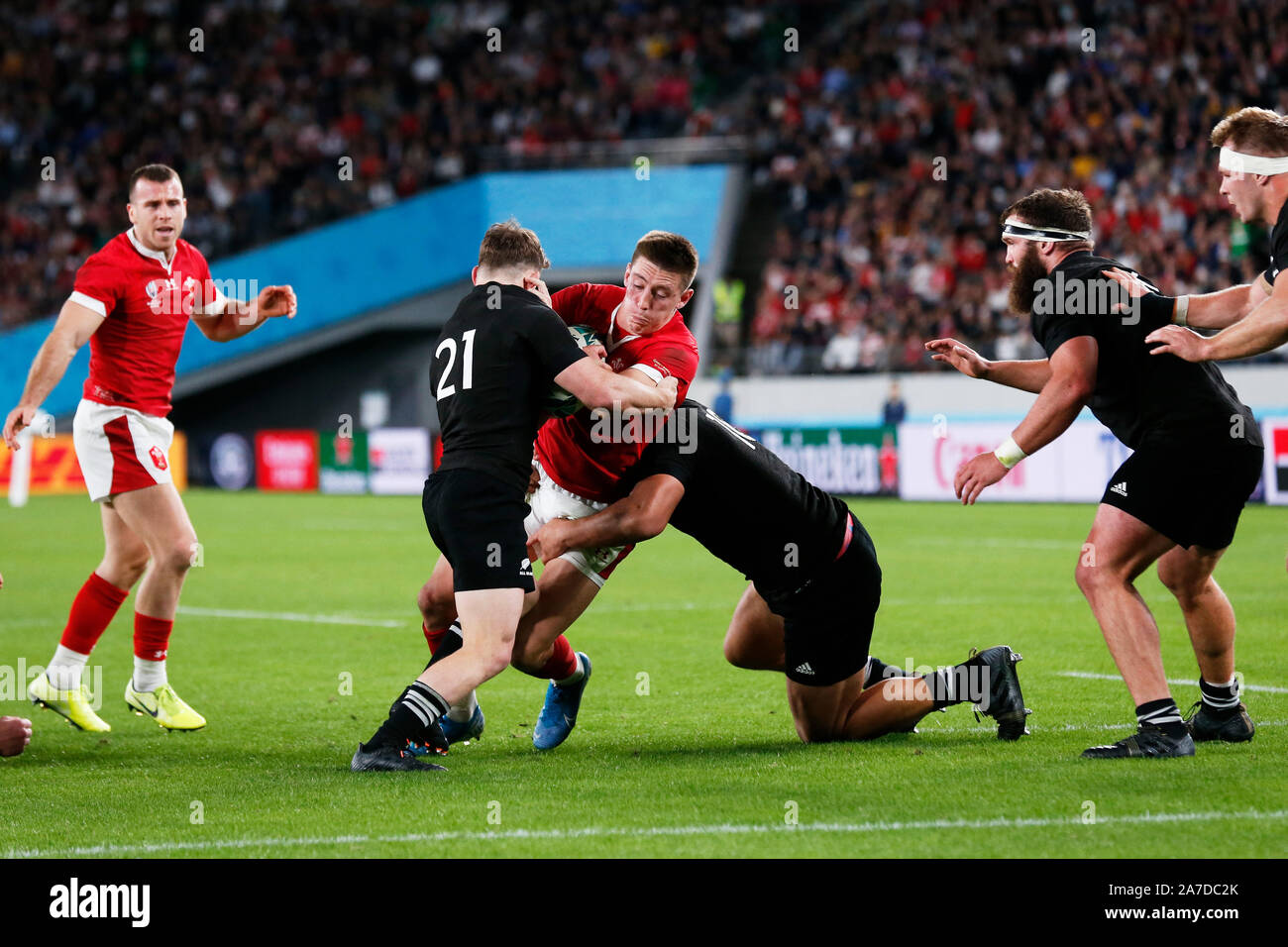 Tokyo, Japan. 1st Nov, 2019. Josh Adams (WAL) Rugby : 2019 Rugby World ...