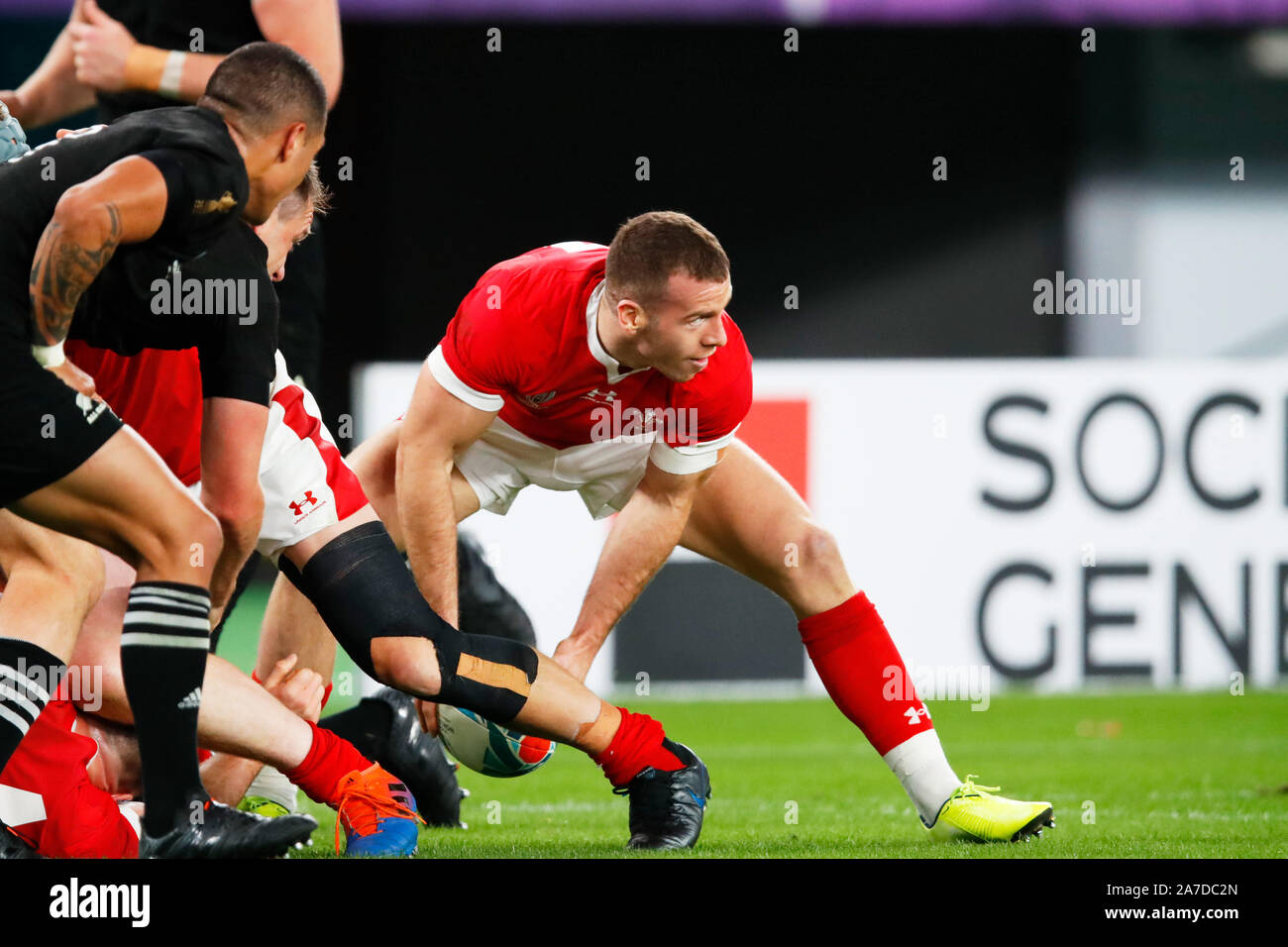 Tokyo, Japan. 1st Nov, 2019. Gareth Davies (WAL) Rugby : 2019 Rugby ...
