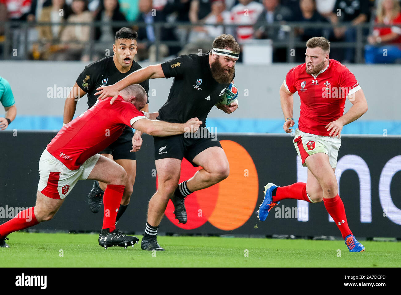 Liam Coltman of New Zealand during the 2019 Rugby World Cup Bronze ...