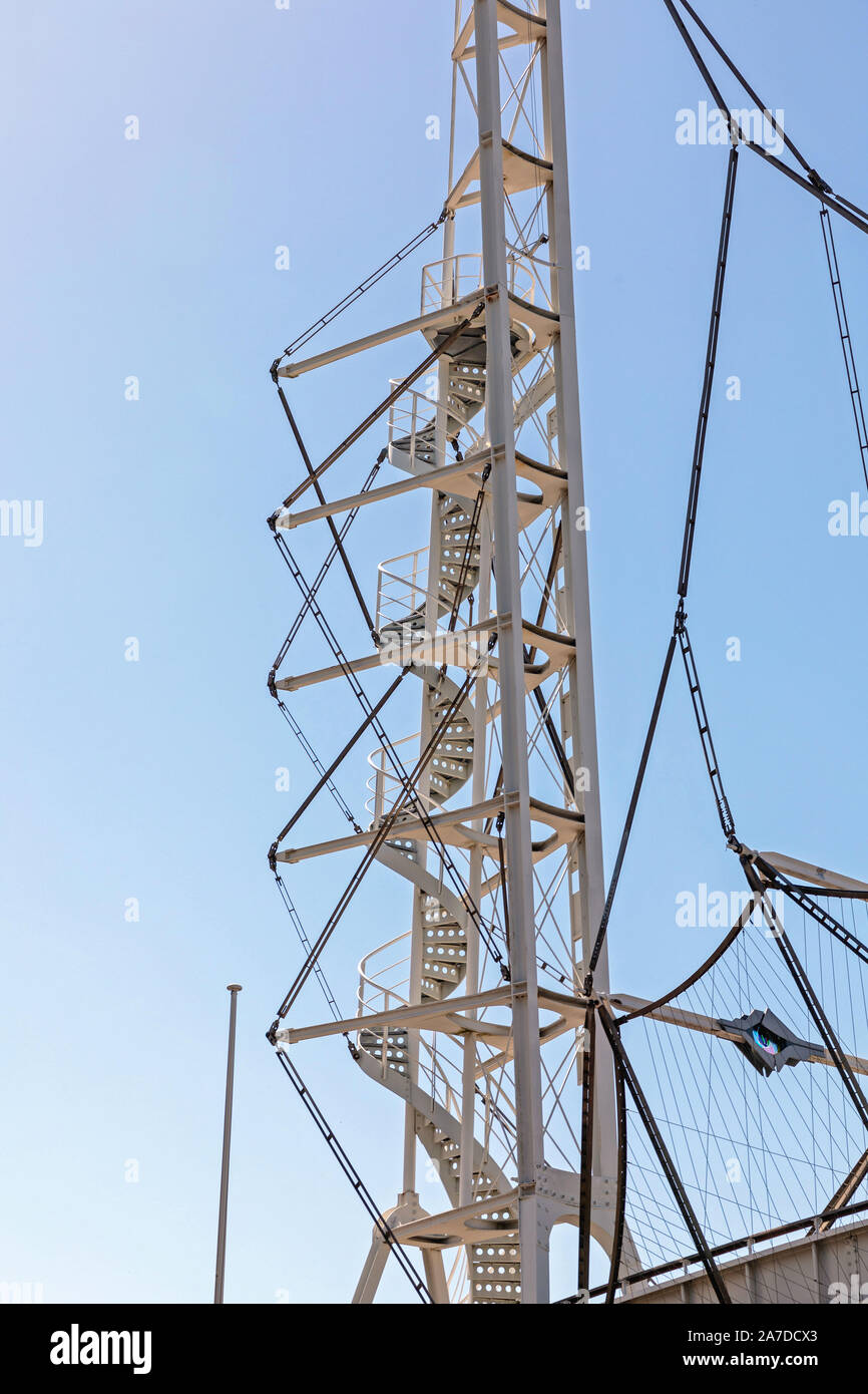 Helix Spiral Stairway Tower Structure in San Marino Stock Photo - Alamy