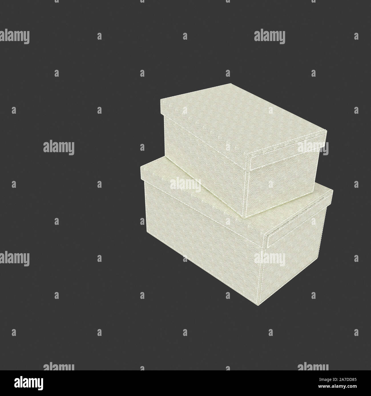 3d render of shopping boxes Stock Photo - Alamy