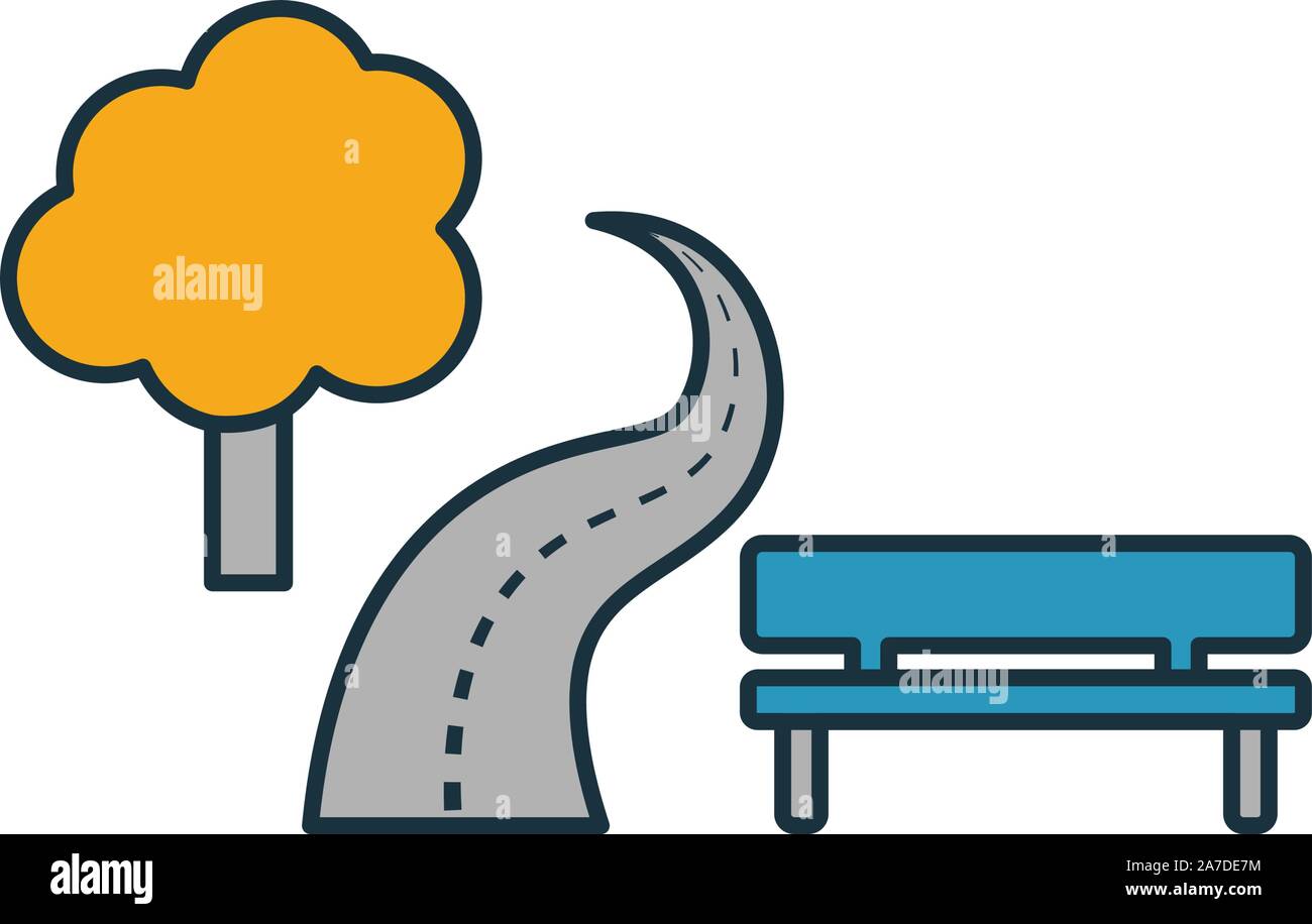 Park icon. Simple element from real estate icons collection. Creative ...