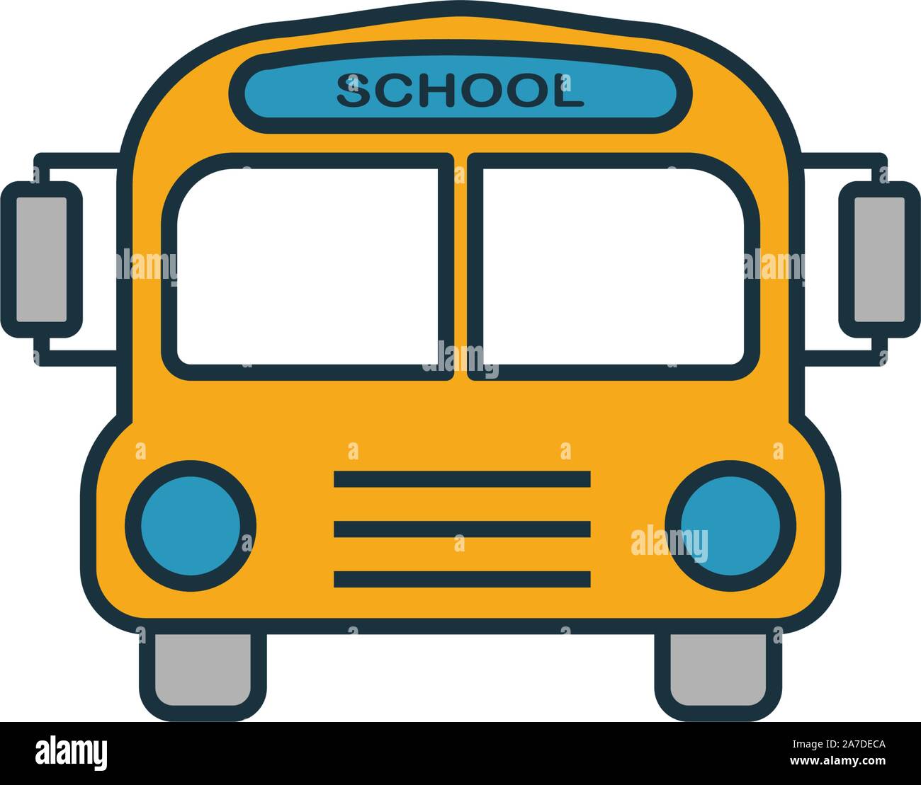School Bus icon. Simple element from school icons collection. Creative ...