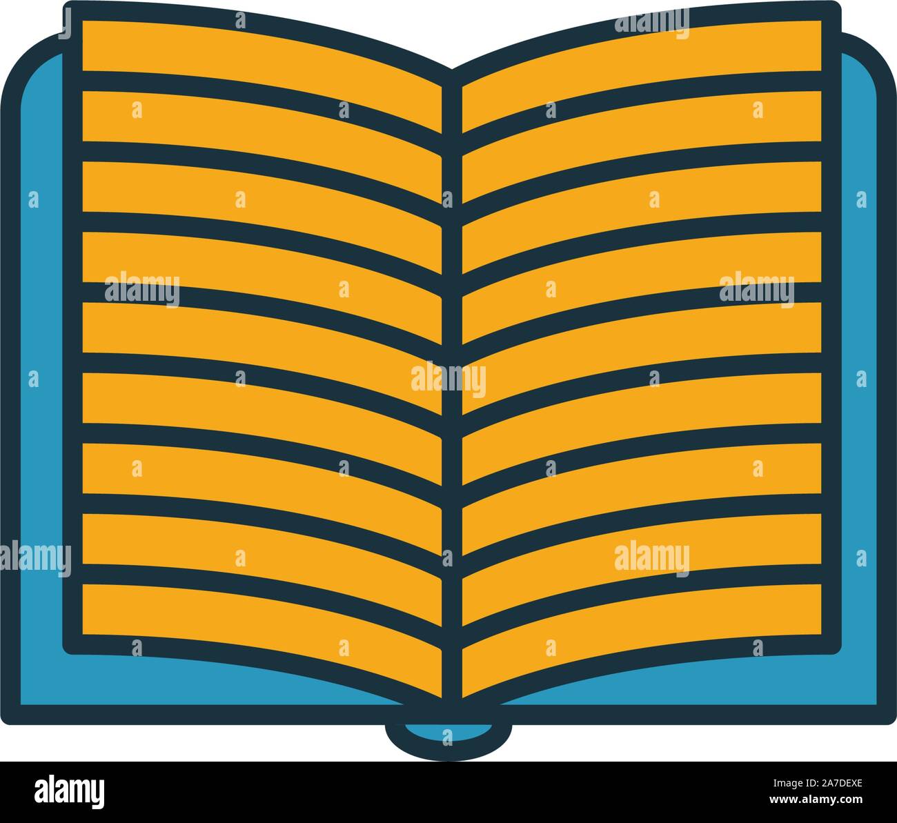 Notebook icon. Simple element from school icons collection. Creative ...
