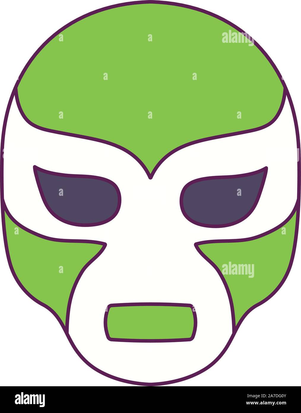 mexican fighter mask isolated icon vector illustration design Stock ...