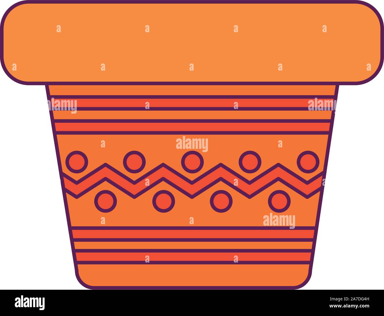 Gardening container planter Stock Vector Images - Alamy
