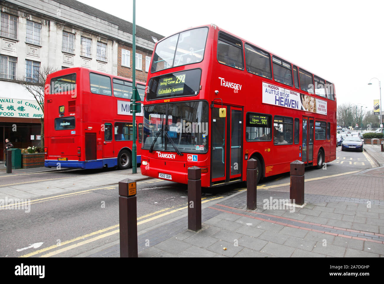 English bus on the outskirts of London.Photo Jeppe Gustafsson Stock ...